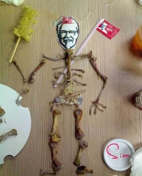 F o r w a r d e d by M Y S T 3: KFC Bone Art